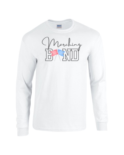 Epic Marching Band Color Guard Dance Flags Long Sleeve Cotton Graphic T ...