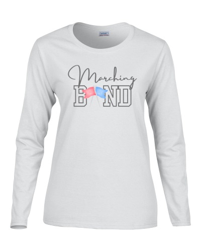 Epic Ladies Marching Band Color Guard Dance Flags Long Sleeve Graphic T-Shirts - Soccer ...