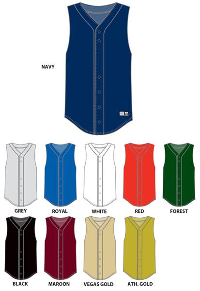 3n2 Pro Mesh Sleeveless Game Vest Custom Baseball Jerseys - Baseball ...