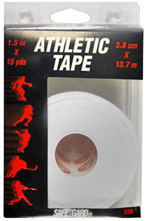 (15-Yards Long x 1.5" Wide) Roll of White Athletic Tape (EACH) - Soccer ...