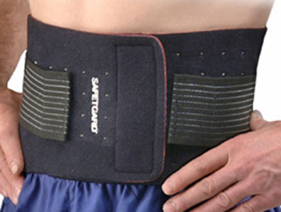 Adult Adjustable Neoprene Foam Waist Lumbar & Midsection Support Wrap ...