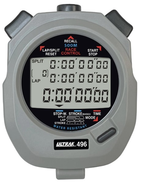 ULTRAK 496- 500 Lap Memory Stopwatch - Playground Equipment and Gear