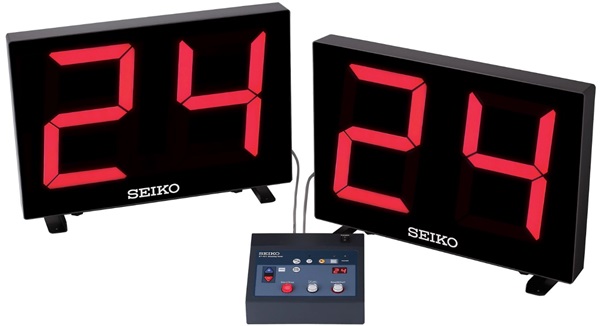 SEIKO KT-401 LED Shot Clock (PAIR) - Basketball Equipment and Gear