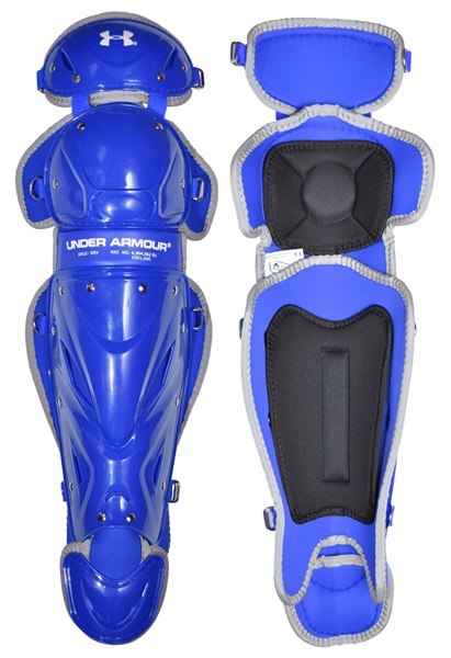 Under Armour UA JR Victory Series Youth 13" Baseball Catcher's Leg Guards - Baseball Equipment ...