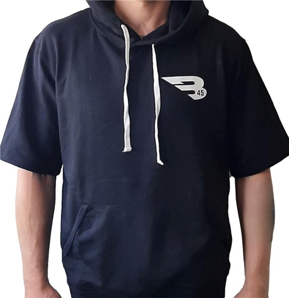 B45 Adult Premium Baseball Hoodie With B45 Logo Short Sleeve - Baseball ...