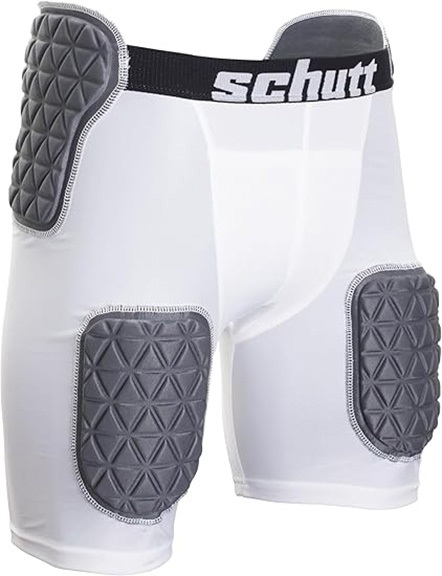 Schutt ProTech Youth All-in-One Football Girdle Padded Compression ...