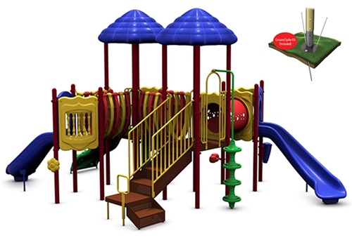 E238522 UltraPlay Pike's Peak Play Structures