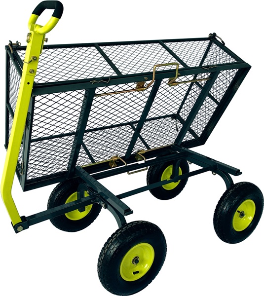 Yard Tuff 3-in-1 Dual Side Dump Wagon 24"x48" - Soccer Equipment and Gear