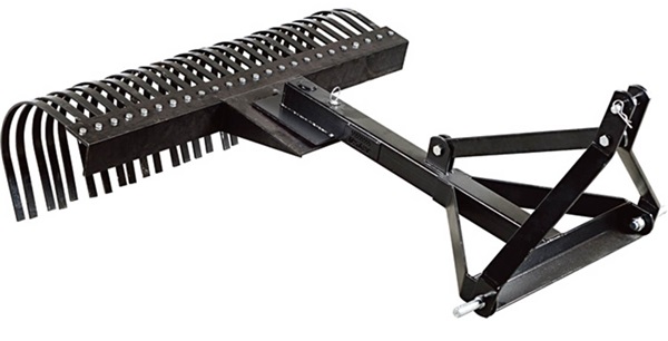 Field Tuff 3pt 60" Landscape Rake - Baseball Equipment & Gear