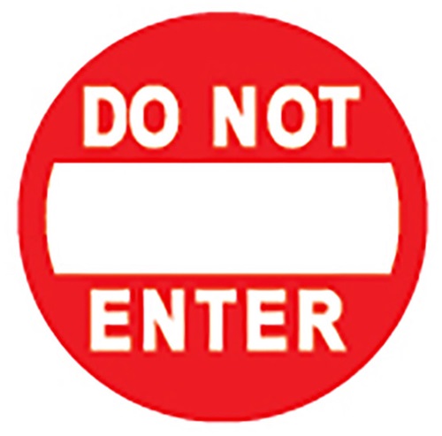UltraPlay Traffic Signs Trike Do Not Enter Sign Ages 2-5 Freestanding ...