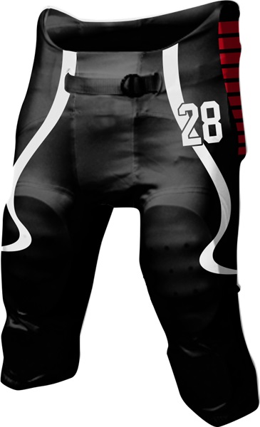 Sublimated Integrated Custom Football Pants - "Cobra" - Football ...