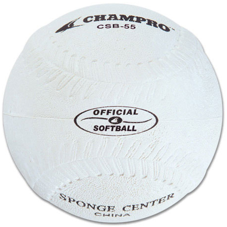 E23910 Indoor/Outdoor Rubber Practice Softballs CSB-55