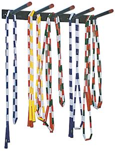 Wall Mounted Jump Rope Holder Holds 100 Ropes - Soccer Equipment and Gear