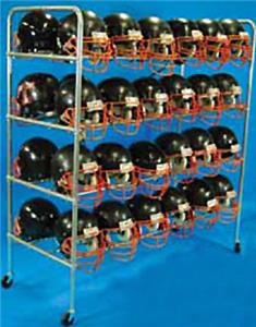 Football Helmet Storage Cart Holder - Holds 48 - Football Equipment and ...