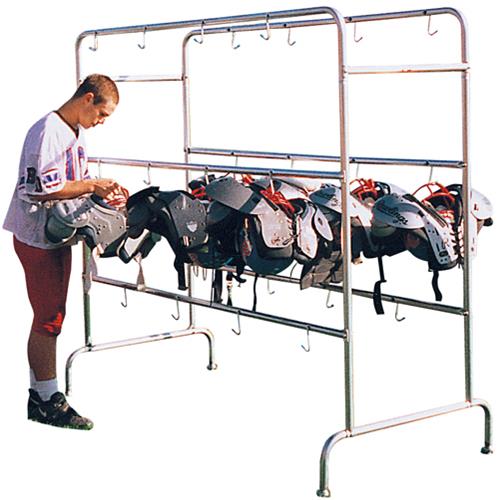 Football Combo Helmet /Shoulder Pad Racks - Football Equipment and Gear