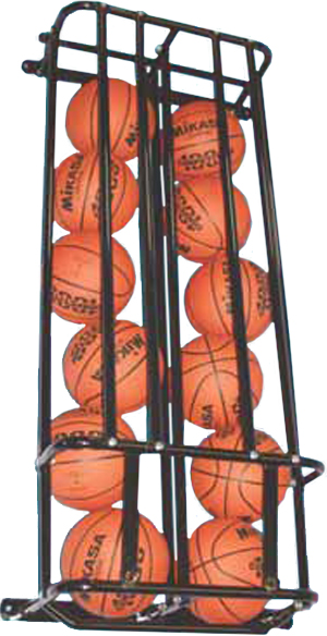 TC Sports Double Sided Wall Mounted Ball Locker - Soccer Equipment and Gear