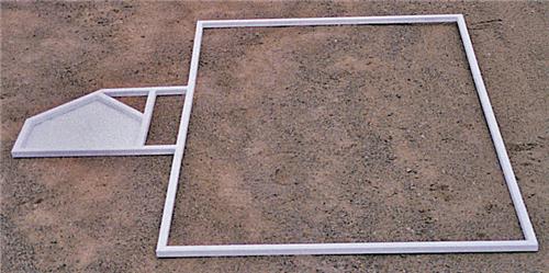 USSA Baseball Softball LL Batters Box Template - Baseball Equipment & Gear