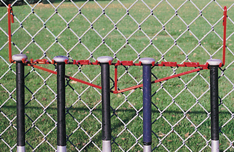 Econo Baseball Softball Hanging Bat Fence Holder - Baseball Equipment ...