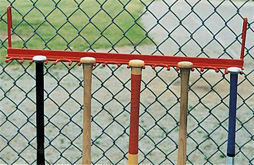 Baseball Softball Hanging Bat Fence Holder Rack - Baseball Equipment & Gear