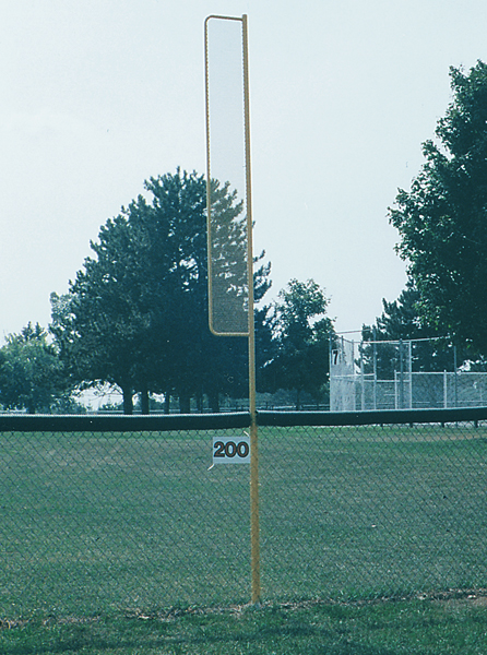 TC Sports Baseball Semi-Permanent Foul Line Post - Baseball Equipment ...
