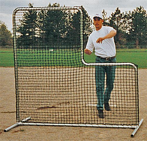 Heavy Duty Baseball Pitchers L Screen Protector - Baseball Equipment & Gear