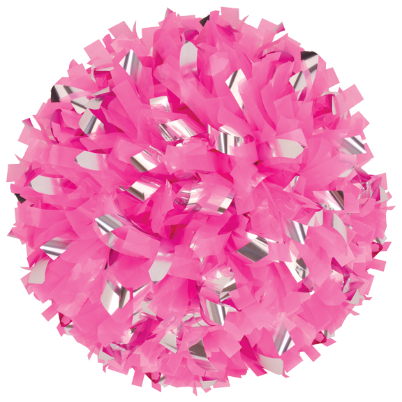 Getz Cheerleaders Pink Flash Plastic Metallic Poms - Cheerleading ...