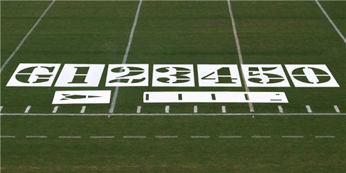 Fisher Football Field Directional Arrow Stencils - Football Equipment ...