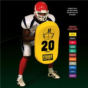 Fisher HD200 Curved Body Football Hand Shields - Football Equipment and ...