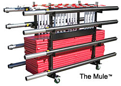 First Team Volleyball Post Storage/Transport Cart - Volleyball ...