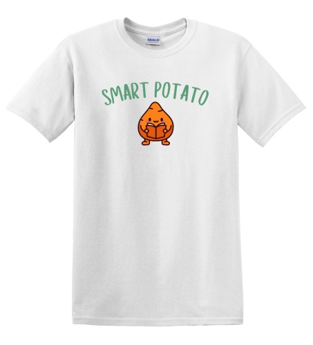Epic Adult/Youth Smart Potato Is Me Thanksgiving Meme Cotton Graphic T ...