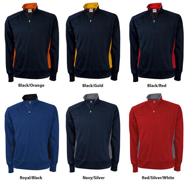 Soffe Mens Marathon Quarter Zip Jacket 6 Colors - Soccer Equipment and Gear