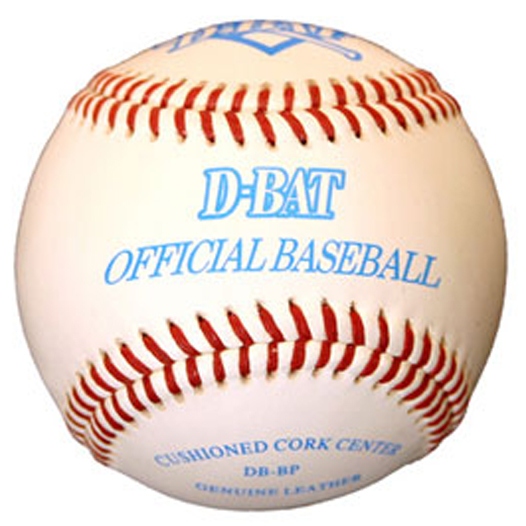 D-Bat Official DB-BP Practice Raised Seam Baseball - Baseball Equipment ...