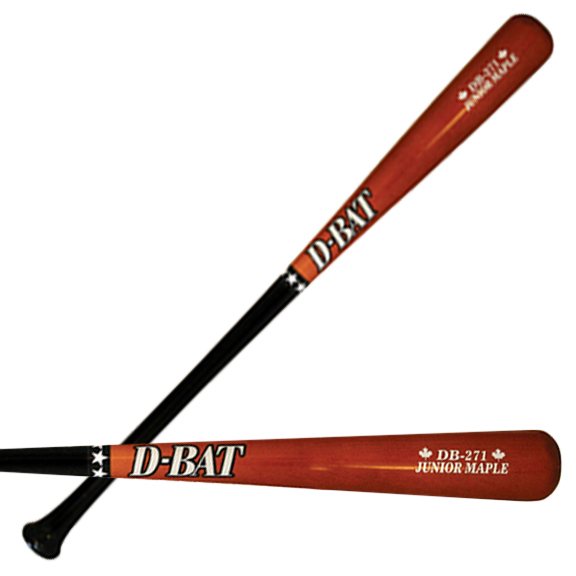 D-Bat DB-271 Junior Maple Half Dip Baseball Bats - Baseball Equipment ...