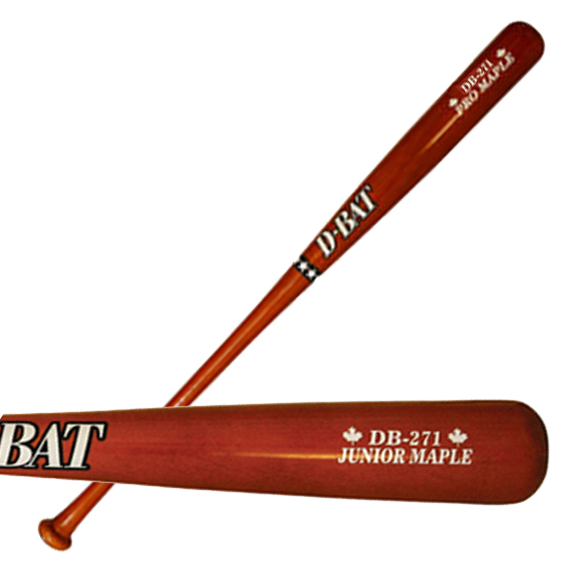E24773 D-Bat DB-271 Junior Maple Full Dip Baseball Bats