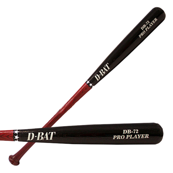 D-Bat Pro Player-72 Two-Tone Ash Baseball Bats - Baseball Equipment & Gear