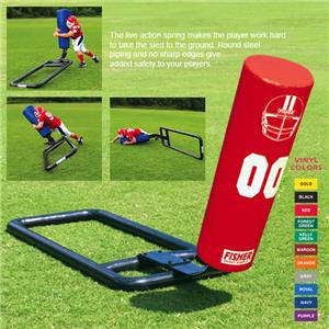 Fisher SackBak Football Tackle Sleds w/ Round Pads - Football Equipment ...