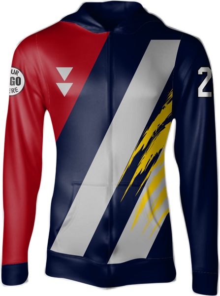 Custom Sublimated Full-Zip Fleece Jacket - ScratchedUp - Soccer ...