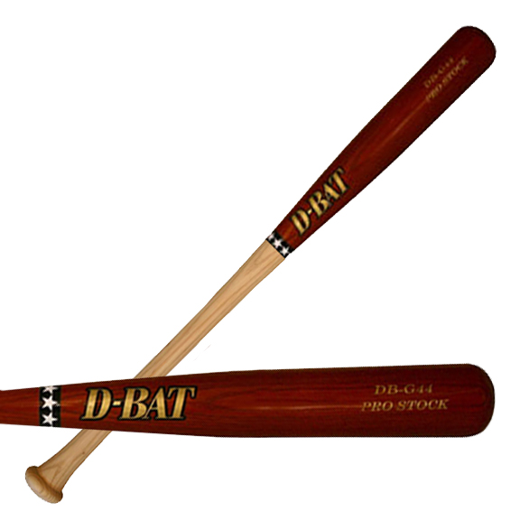 D-Bat Pro Stock-G44 Two-Tone Baseball Bats - Baseball Equipment & Gear