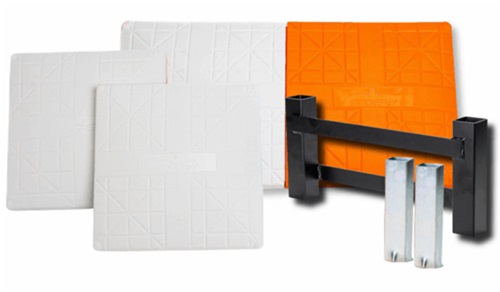 Rogers Pro-Style Baseball Base Set With Double First Base - Baseball ...