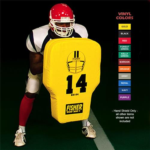 Fisher HD104 Contour Body Football Hand Shields - Football Equipment ...