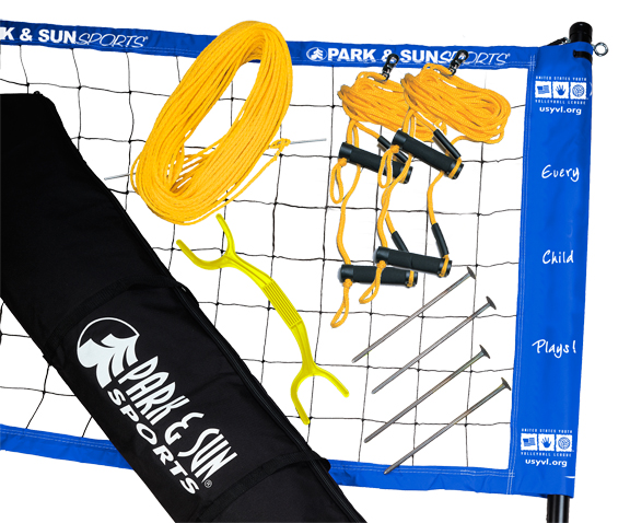 Park & Sun, PS-USYVL - Youth Volleyball Set - Volleyball Equipment and Gear