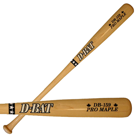 D-Bat Pro Maple-159 Full Dip Maple Baseball Bats - Baseball Equipment ...