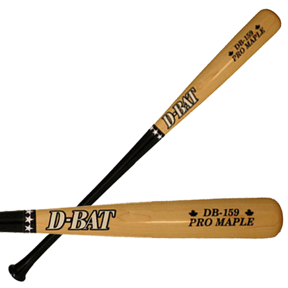 D-Bat Pro Maple-159 Two-Tone Maple Baseball Bats - Baseball Equipment ...