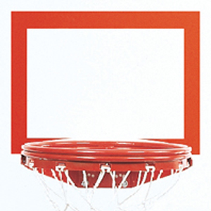 Bison Orange Replacement Shooter's Square - Basketball Equipment and Gear