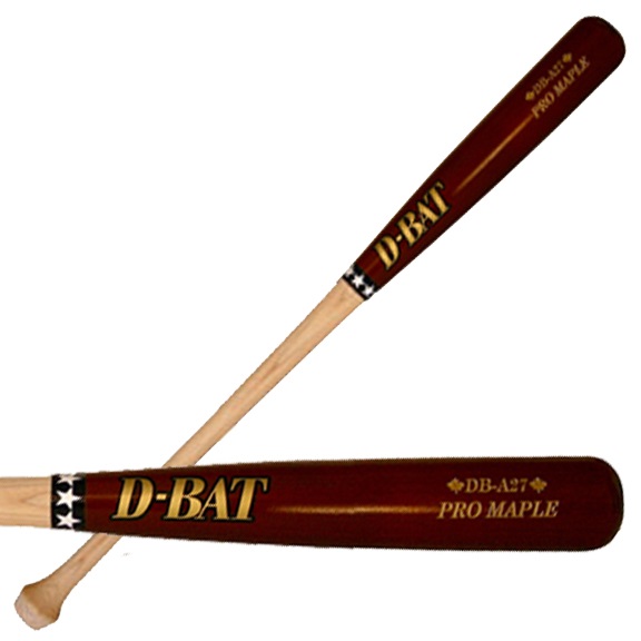 D-Bat Pro Maple-A27 Two-Tone Baseball Bats - Baseball Equipment & Gear
