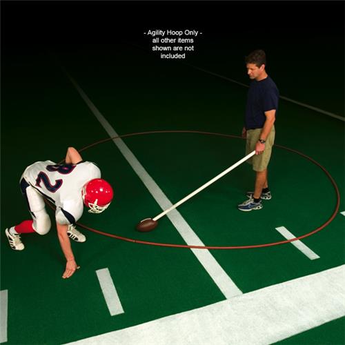 Fisher 12' Diameter Football Agility Hoops - Football Equipment and Gear