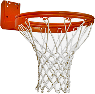 Bison Rear Mount Double-Rim Goal w/No-Tie Netlocks - Basketball ...