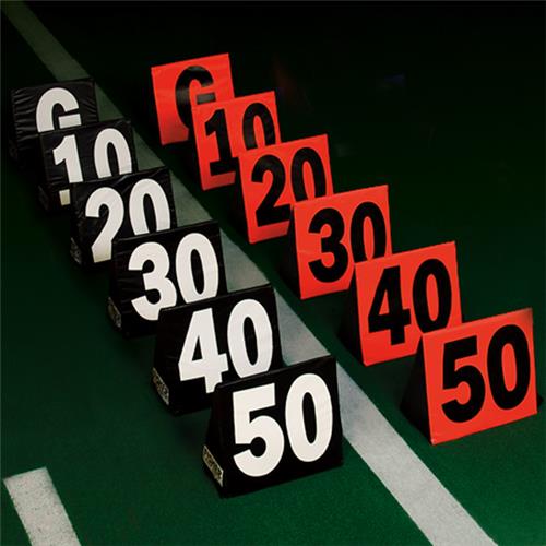 Fisher Triangular Football Side Line Markers - Football Equipment and Gear
