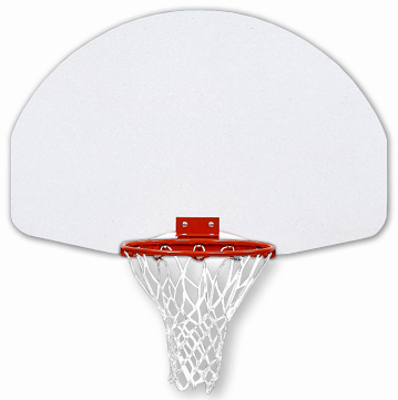 Bison Ruff Play Rear Mount Steel Backboard - Basketball Equipment and Gear