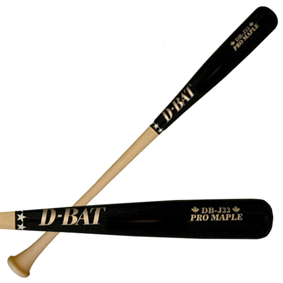 D-Bat Pro Maple-J33 Two-Tone Baseball Bats - Baseball Equipment & Gear